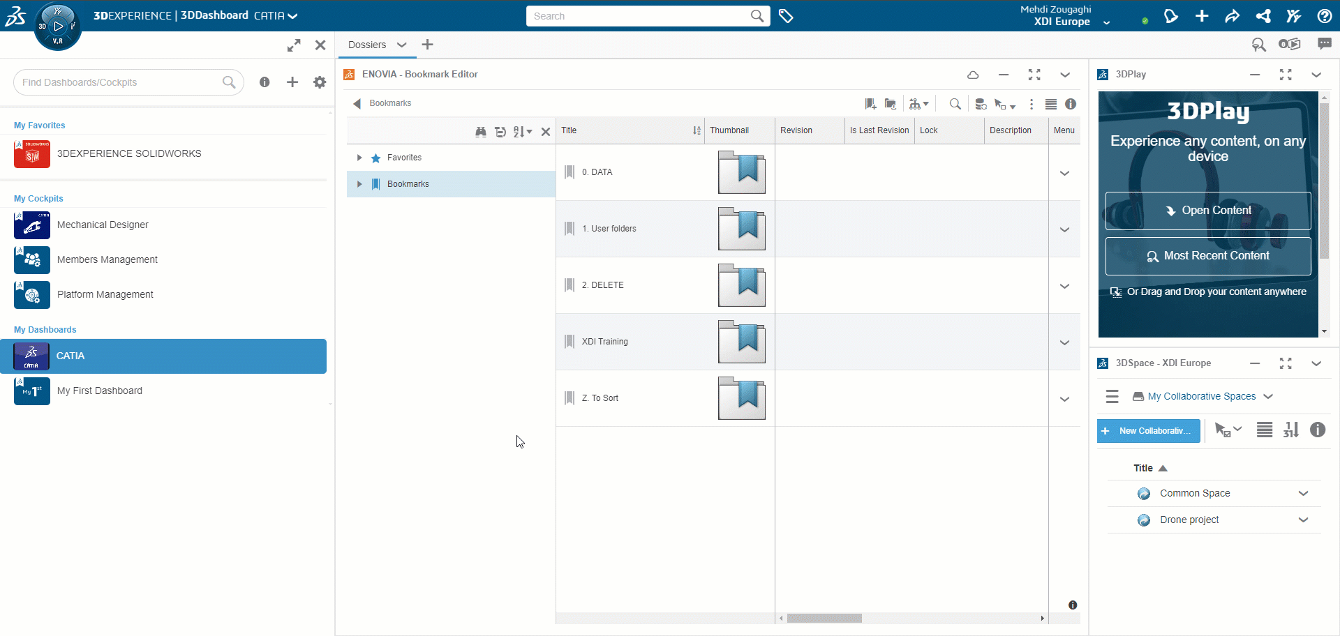 3. Creating and Customizing Your 3DEXPERIENCE Dashboard